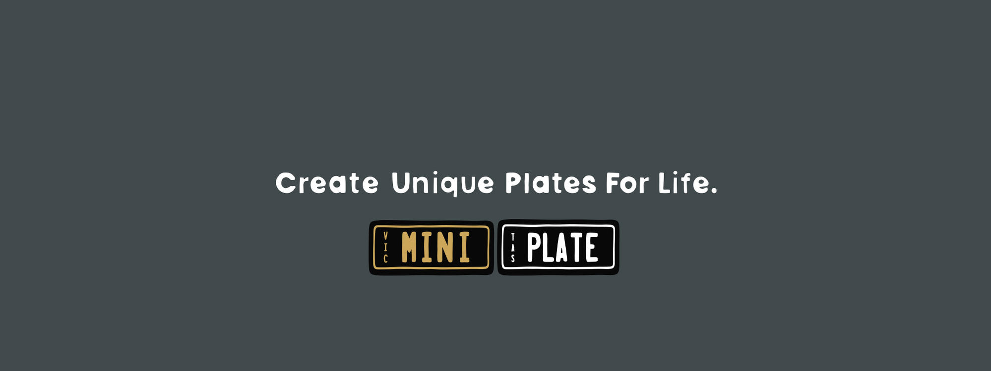 Personalized Mini Number Plates for Kids – Miniplate.com.au — MiniPlate ...
