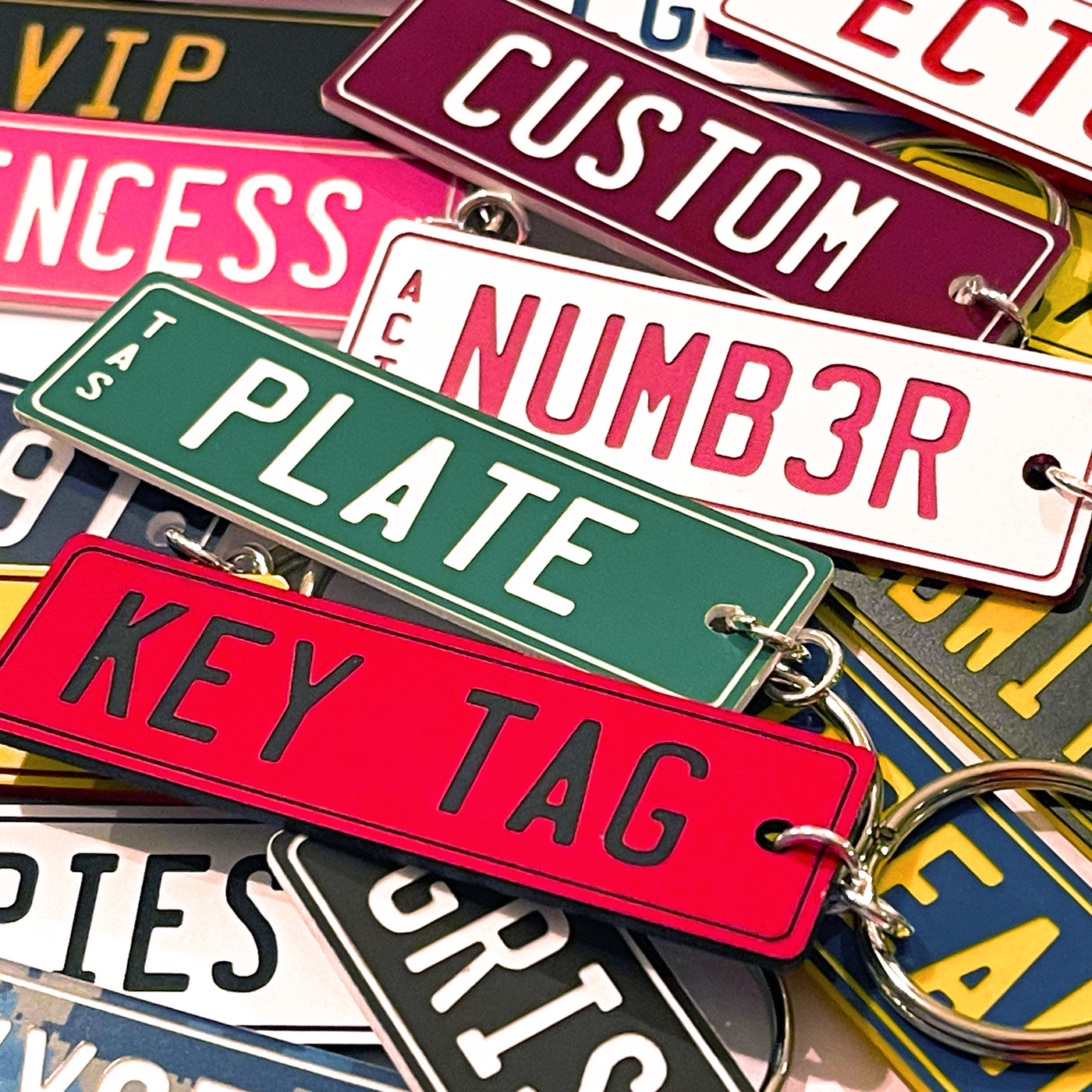 PVC Laser Etched Waterproof Custom Personalised Ride On Mini Number Pl ...